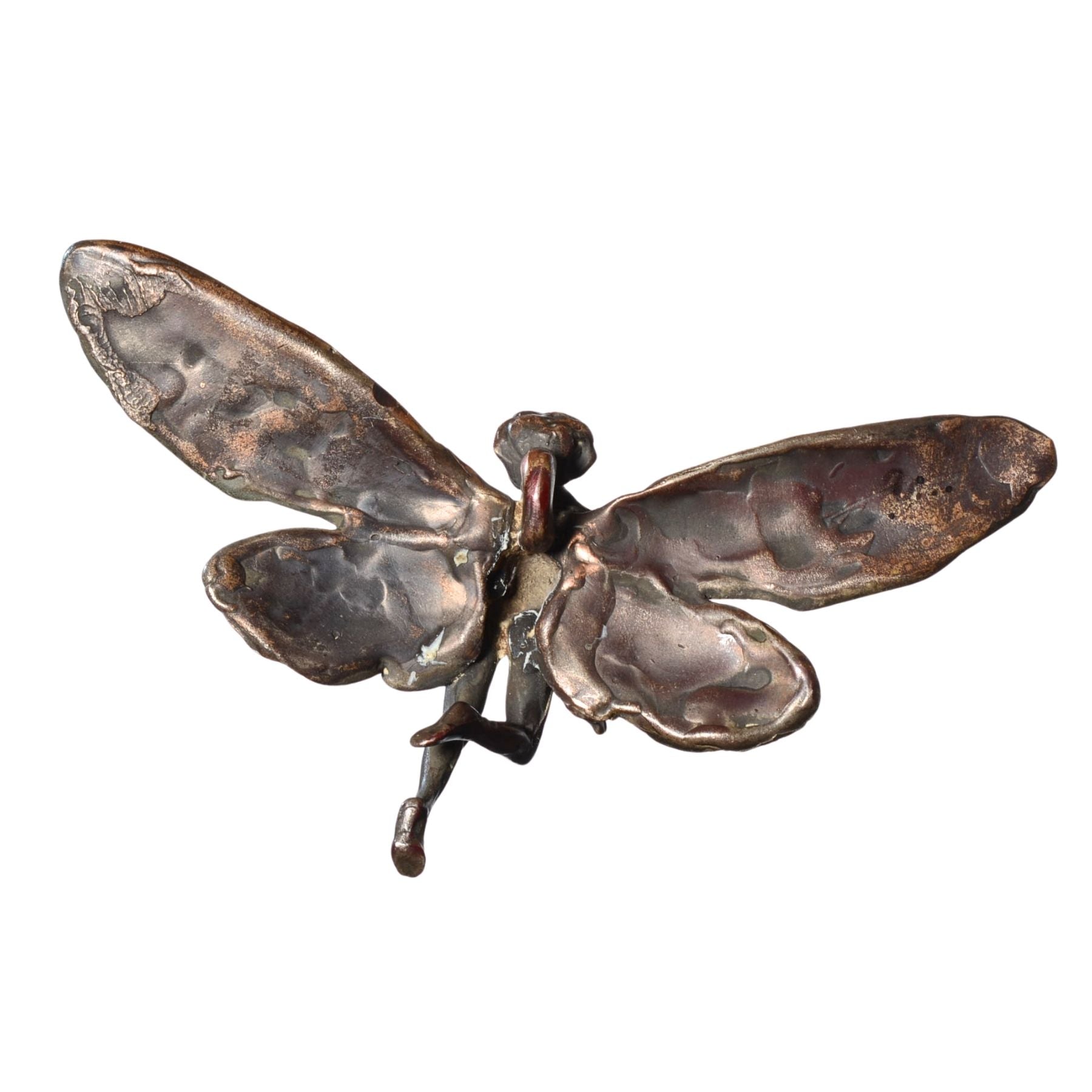 Bob Burkett Bronze Fairy Pendant | Sculptural Artist Jewelry