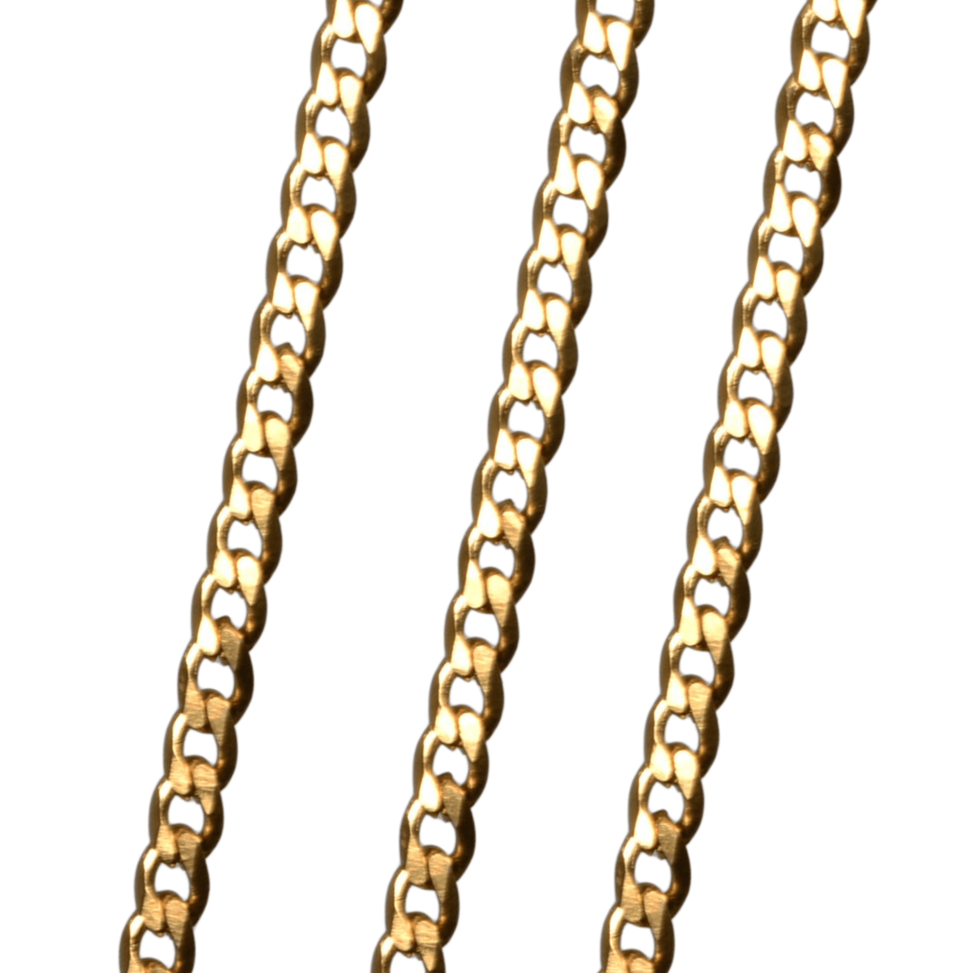Cuban Link Chain Non Tarnish Gold 3.6mm